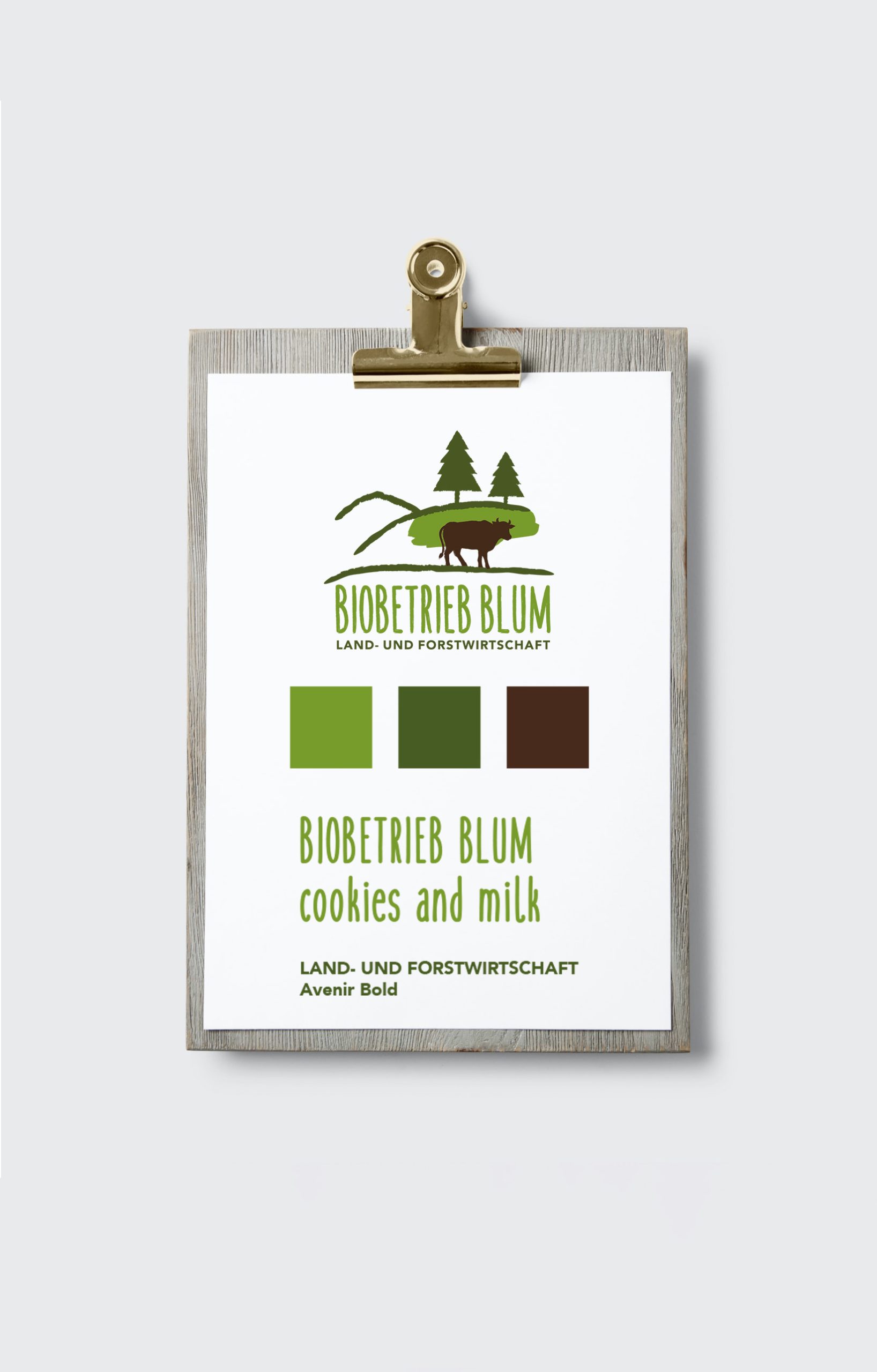 Biobetrieb Blum | Logo Design, Flyergestaltung, Etiketten